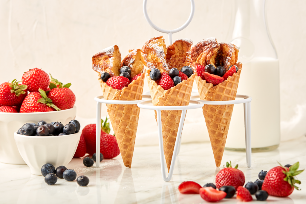 Breakfast Waffle Cones | Fun Breakfast Recipes | Quick & Easy