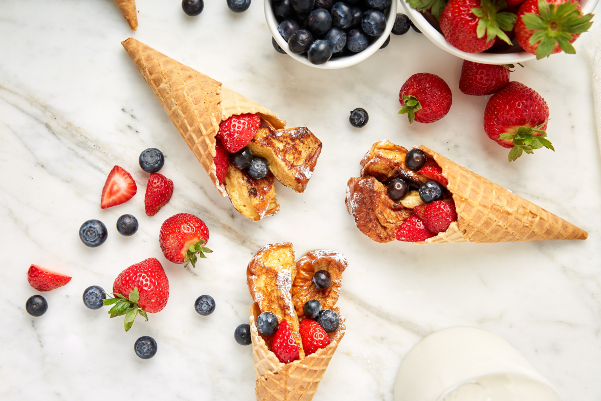 Breakfast Waffle Cones | Fun Breakfast Recipes | Quick & Easy