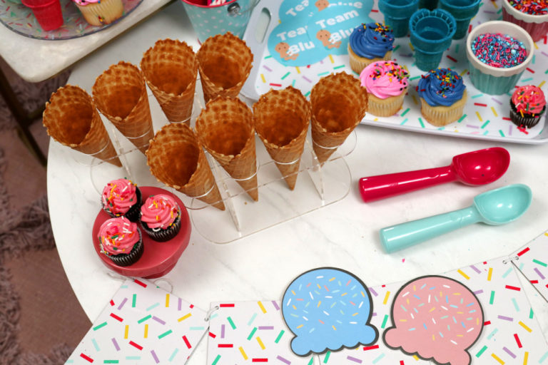 Ice Cream-Themed Gender Reveal Party Ideas